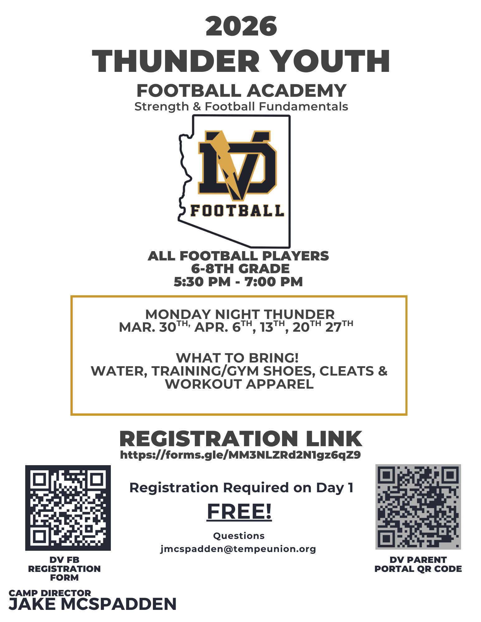 Essential Steps for DV Freshman Families Joining Football